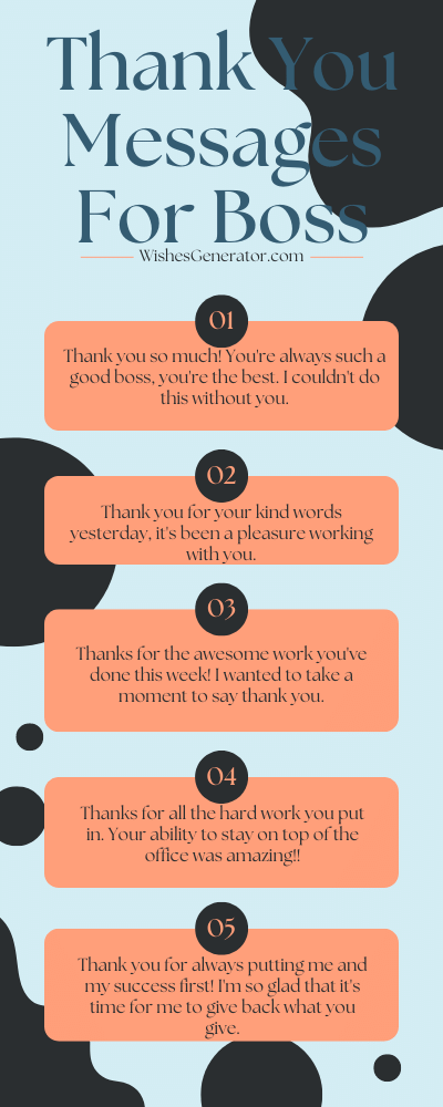 63 Thank You Messages For Boss – Appreciation Messages